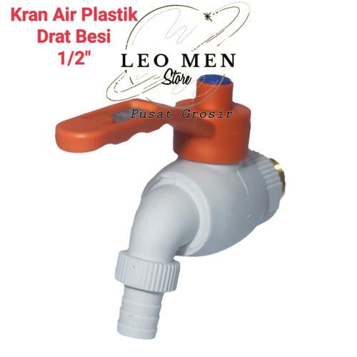 Jual Kran Air Plastik~Kran Air 1/2 Inch~Drat Besi 1/2 Inch~Body Jumbo ...