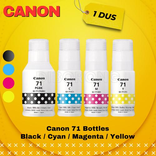 Jual 1 Dus Tinta Printer Canon Pixma 71 Ink Original - 1 Dus 40 BTL ...