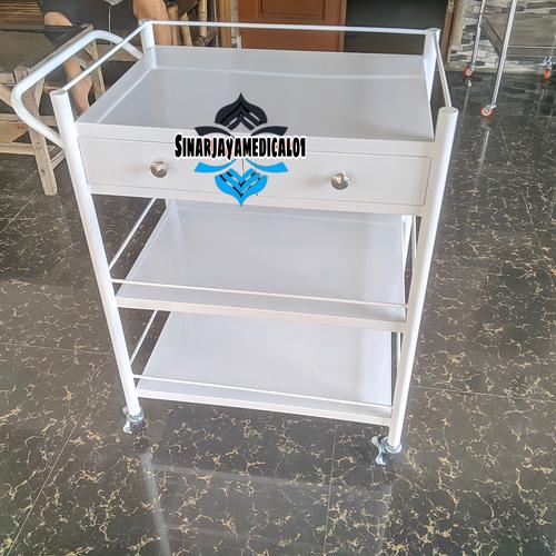 Jual Trolly instrumen / Trolly instrumen 3 rak laci / Trolly medis ...