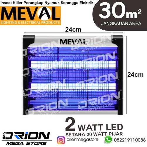 Jual AMPUH MEVAL Insect Killer Perangkap Nyamuk Serangga Elektric ...