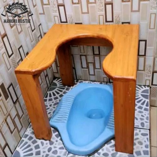 Jual kursi closet wc portable jongkok kayu wc duduk tinggi 40cm - Kab ...