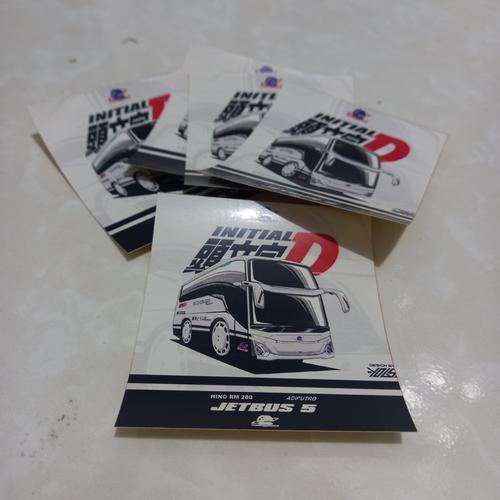 Jual 5 pcs sticker bus stiker bis kids panda jb5 jetbus 5 kotak biasa ...