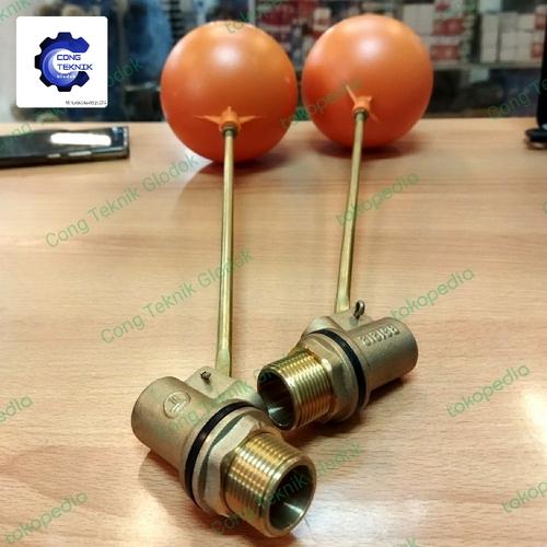 Jual Floating Valve / Pelampung Tangki Drat 1/2"inch /Pelampung Air 1/2 ...