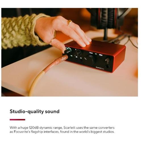 Jual Focusrite Scarlett Solo 4th Gen / Gen 4 USB Audio Interface ...
