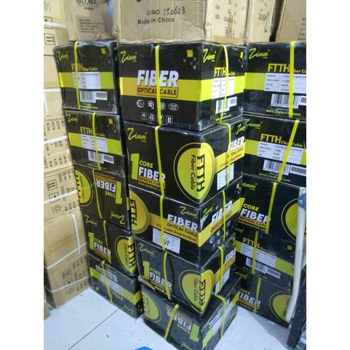 Jual KABEL FIBER OPTIC 1 CORE 3 SELING KAWAT 1Km 1000 meter ZIMLINK ...
