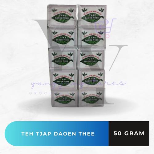 Jual 1 Pak Isi 10 Kotak Teh Tjap Daoen Thee Rose / Teh Cap Daun 50 gram ...