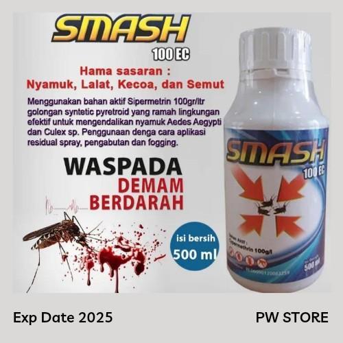 Jual AMPUH Smash 100 EC @ 500 ML Obat Fogging Nyamuk Serangga - 500 ML ...