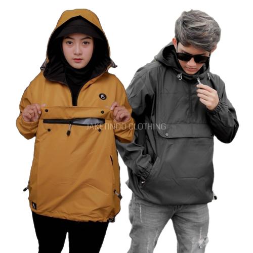 Jual JAKET CAGOULE WATERPROOF - SIMPLE CAGOULE JACKET - NAVY, M - Kab ...