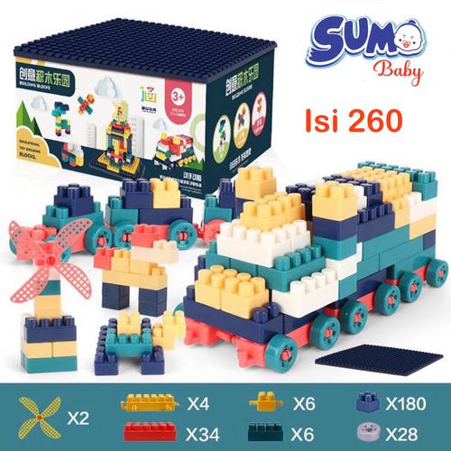 Promo Mainan Balok Blok Block Susun Edukasi Anak Brick Puzzle Bongkar ...