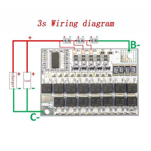 Jual BMS 4S 12V 100A lifepo4 3.2V battery management sIstem protection ...