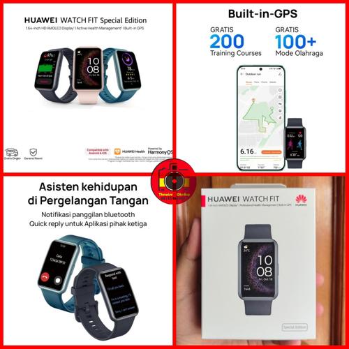 Jual HUAWEI WATCH FIT SE Amoled GPS Special Edition Smartwatch 1.64 HD ...