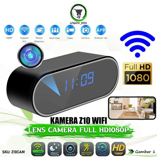 Jual Spy Camera Model Jam Meja Kamera Pengintai WIFI P2P Real Time ...