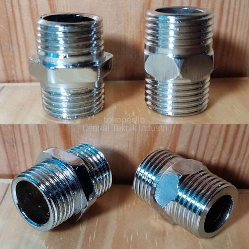 Jual Double Nepel/Napel Stainless 304 Class 3000 Double Nipel 1/2" inch - Jakarta Barat ...