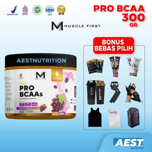 Jual Muscle First Pro BCAA 300 gr Asam Amino Supplemen Fitness - Grape ...