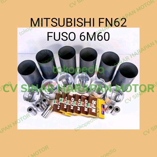 Jual PISTON FUSO 6M60 SEHER PISTON ASSY MITSUBISHI FUSO FN62 6M60 FUSO ...