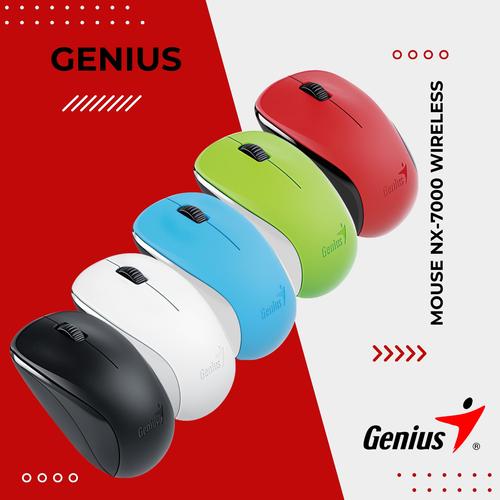 Jual Genius Mouse Wireless NX 7000 Full Color - Elegant White - Kab ...