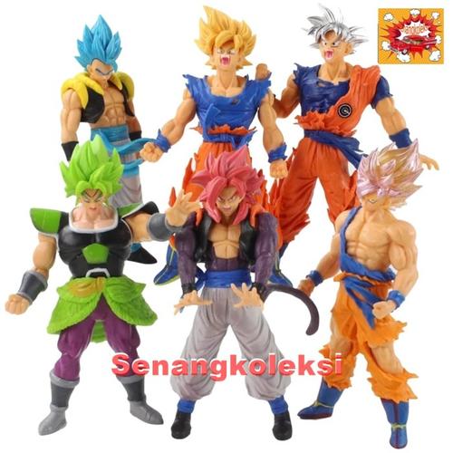 Jual Figure Dragon Ball Z (set 6 Silver) Goku Ultra Instinct ...