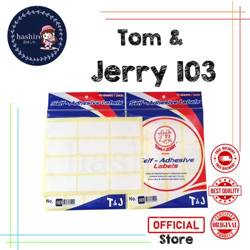 Jual Label Harga /Nama/Undangan Sticker Tom&Jerry no 103 - Jakarta Pusat - hashire | Tokopedia
