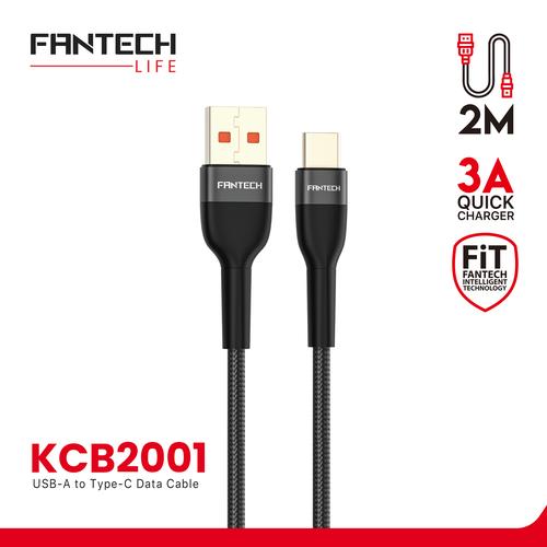 Jual FANTECH KCB2001 DURALINK CABLE 12W 2M (A TO C) KABEL DATA TYPE C ...