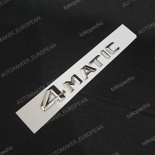 Jual EMBLEM BAGASI MERCEDES BENZ TULISAN 4MATIC MERCY - Jakarta Barat ...