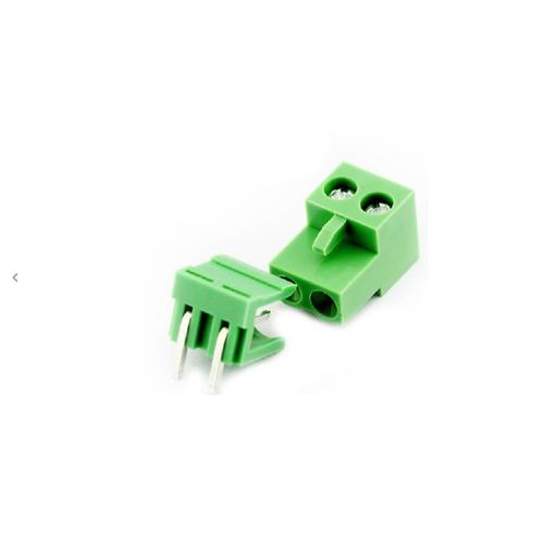 Jual Terminal Block 3.96mm 2p L Right angle 2 pin Screw Connector ...