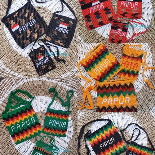 Jual tas noken papua tas rajut papua - B, 17 x 13 - Kab. Bantul - RAJUT ...