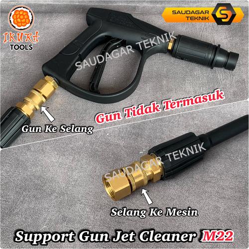 Jual Adaptor Quick Release Gun M22 Ke Selang M22 Ke Mesin Jet Cleaner ...