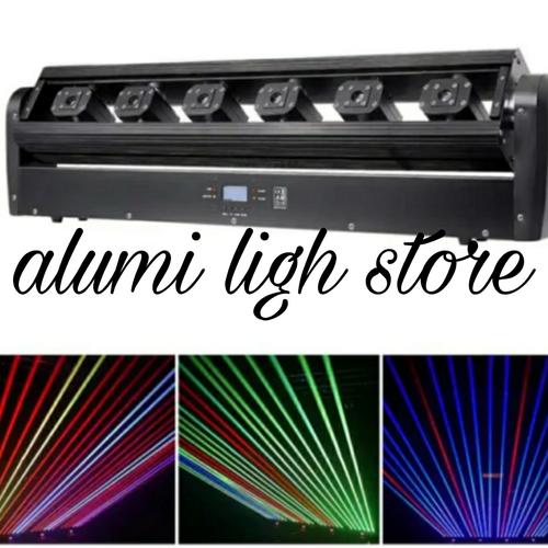 Jual 6 eyes RGB full colour moving head laser spotlight for night club ...