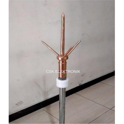 Jual Splitzen Trisula / Tombak penangkal Petir Bahan Kuningan 3/4 ...