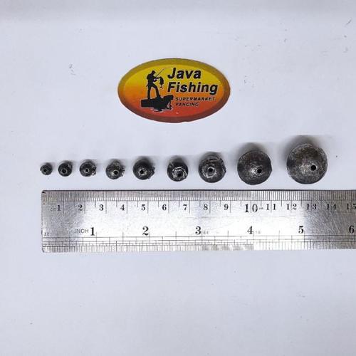 Jual Timah Pemberat Pancing TIPE D Harga Ecer Per Bungkus - Merica D½ ...