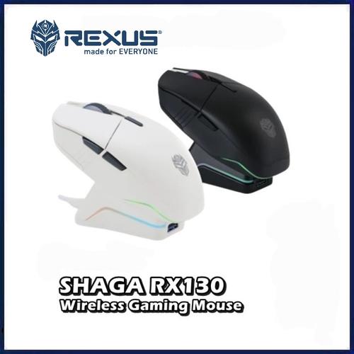 Jual Rexus SHAGA RX-130 Wireless Gaming Mouse With Charging Dock ...