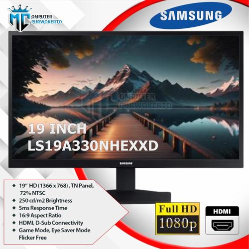 Jual Monitor LED 19 inch LS19A330NHEXXD HDMI Samsung - Kab. Banyumas ...