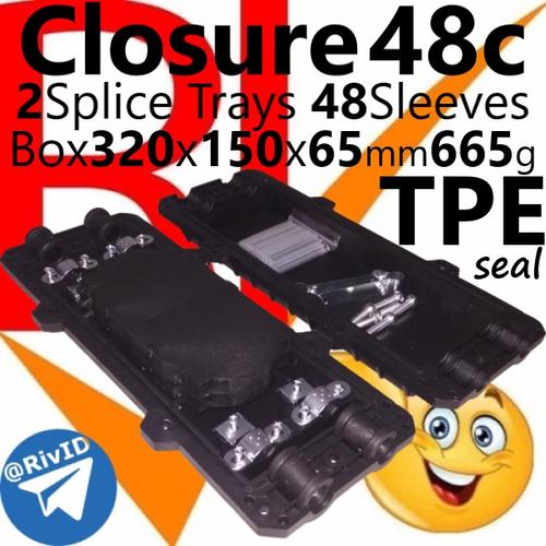 Jual Splice Closure 12 24 Core Fiber Optic 12C 24C Joint Box 12core ...