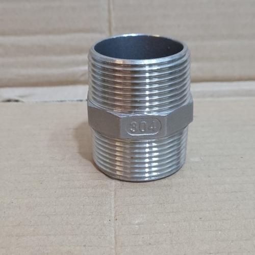 Jual Double Nepel 1/2"Inch / Drat Luar SS304 - Jakarta Barat - Multi Cahaya Technic | Tokopedia