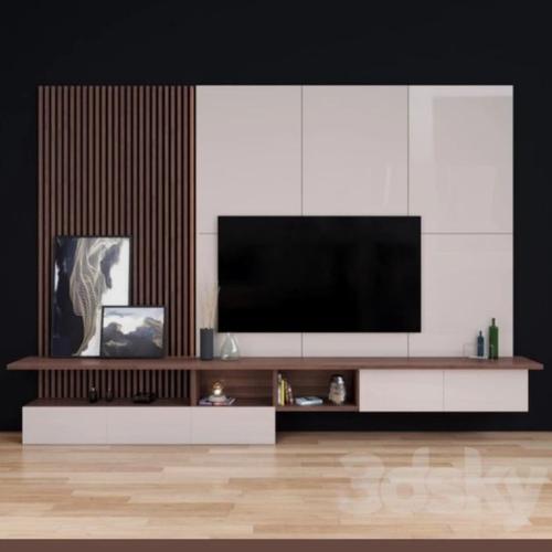 Jual meja tv backdrof tv rak tv led minimalis modern - Kota Bekasi - cv ...