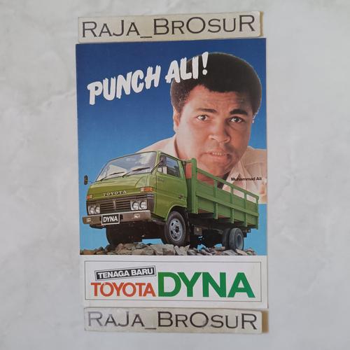 Jual Poster brosur katalog Toyota Dyna Rino Diesel Muhammad Ali 1980 ...