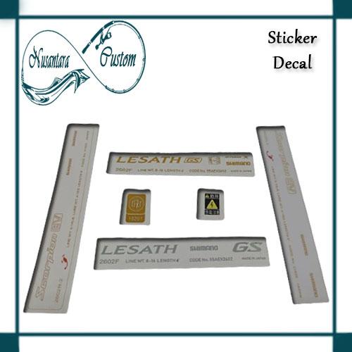 Jual NC, Sticker Decal - Sticker Joran - Legal Gold - Kota Tangerang ...
