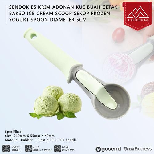 Jual Sendok Es Krim Adonan Kue Buah Cetak Bakso Ice Cream Scoop Sekop ...