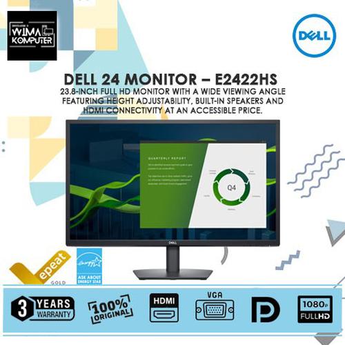 Jual Dell Monitor E2422HS FHD (1920 x 1080 at 60 Hz) with Speakers ...