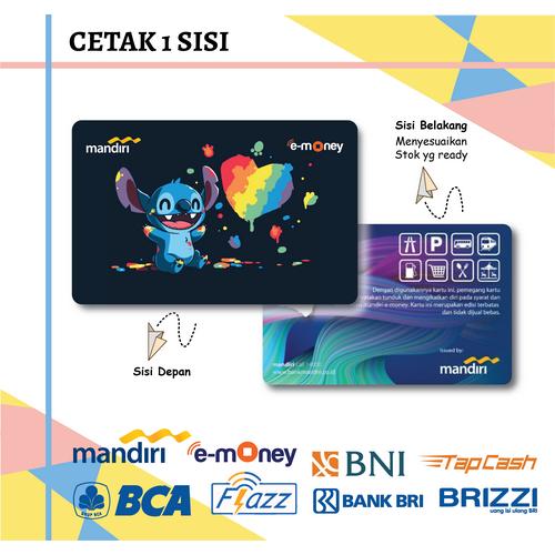 Jual Emoney Mandiri Kartun Stitch Disney Makhluk luar angkasa Etoll ...