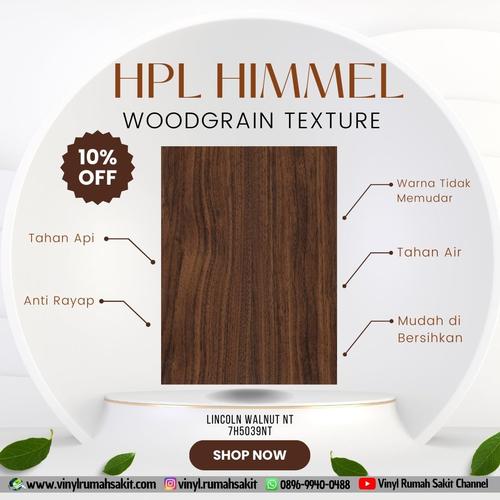 Jual HPL Himmel kode 7H5039NT - Lincoln Walnut NT [Woodgrain Texture ...