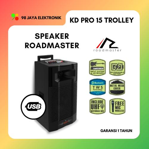 Jual SPEAKER ROADMASTER KD PRO 15 TROLLEY - GARANSI RESMI - Jakarta ...