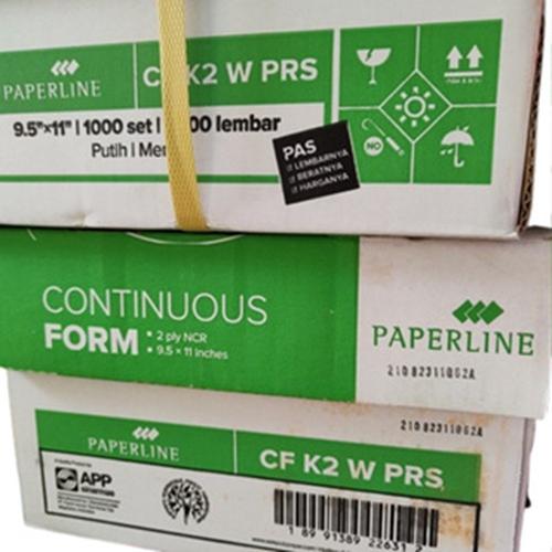 Promo Kertas Continuous Form 2 Ply PRS Paperline/CF 2 Ply Bagi 2 - Kota ...