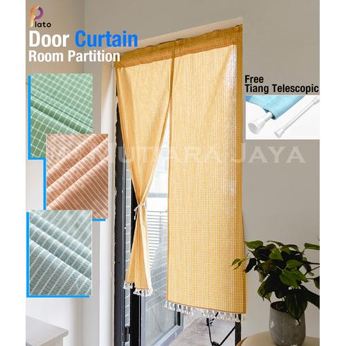 Jual PLATO Tirai Pintu Sekat Pembatas Ruangan Gorden Hordeng Kamar ...
