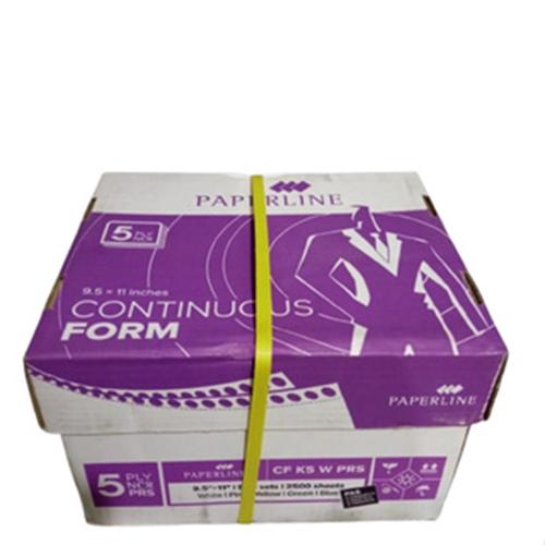 Jual Kertas Continuous Form 5 Ply PRS Paperline/CF 5 Ply : 2 W PRS ...
