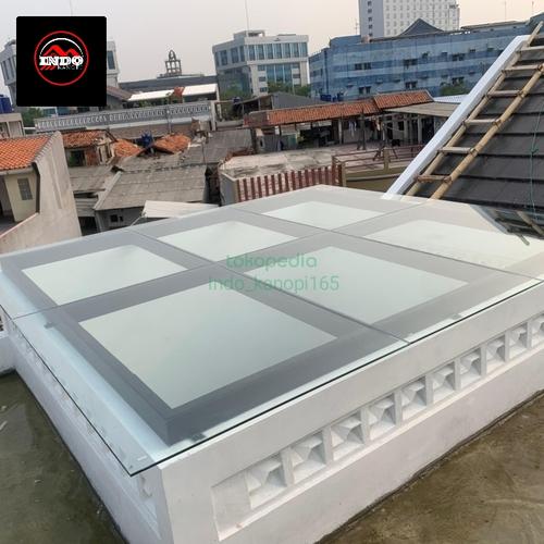 Jual kanopi kaca skylight tempered 8 mm - Kota Tangerang Selatan ...