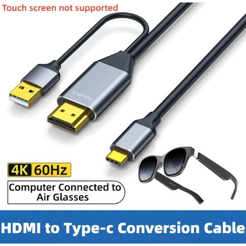 Jual VRG HDMI to USB Type-C Adapter 4K 60Hz Transfer Converter HD Data ...