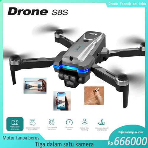 Jual S8S Drone Brushless 3 Camera Optical Flow Anti Tabrak Sensor - Jakarta Selatan - MGN ...