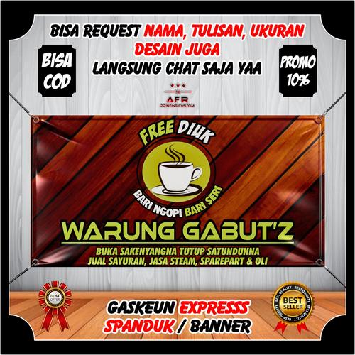 Jual Spanduk Banner Backdrop Warkop Warung Kopi Warkop Berkualitas ...