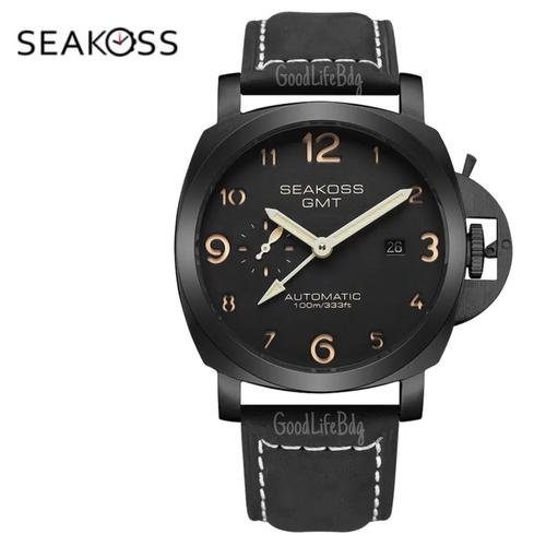 Jual Seakoss GMT Automatic - Jam Homage Lumin0r 1950 Sapphire Sandwich ...